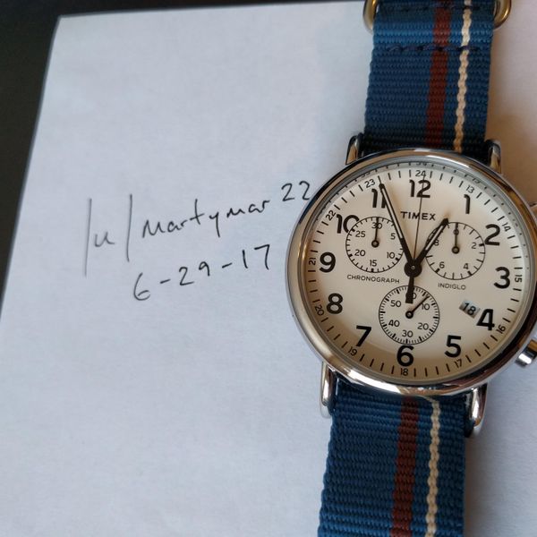 [WTS] TIMEX WEEKENDER CHRONO (Cream dial) | WatchCharts Marketplace