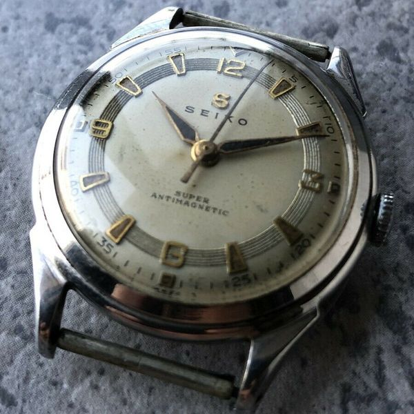 Vintage SEIKO SUPER ANTIMAGNETIC SEIKOSHA Hand-winding Small Watch ...