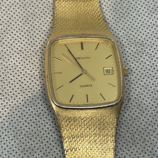 Rare Vintage Zenith 12.2720.116 mens quartz watch | WatchCharts Marketplace