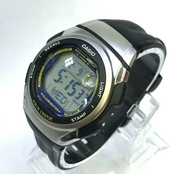 Casio WV-57H-2A Original Wave Ceptor Digital Mens Watch Atomic ...