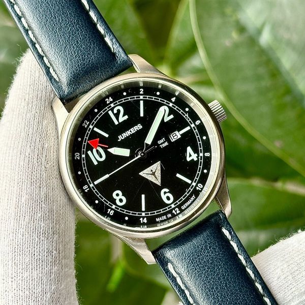Vintage Junkers Aviator GMT Time Quartz Men's Watch D-AQUI ...