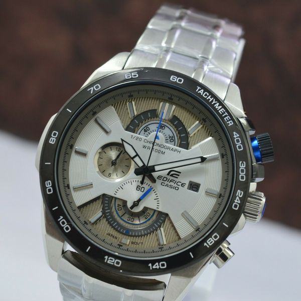 Casio Edifice Chronograph EFR 520 Tachymeter Date WR 100 M Men's Quartz ...
