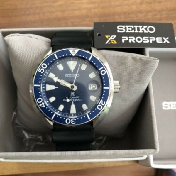 SEIKO prospex mini turtle Blue Dial Automatic | WatchCharts