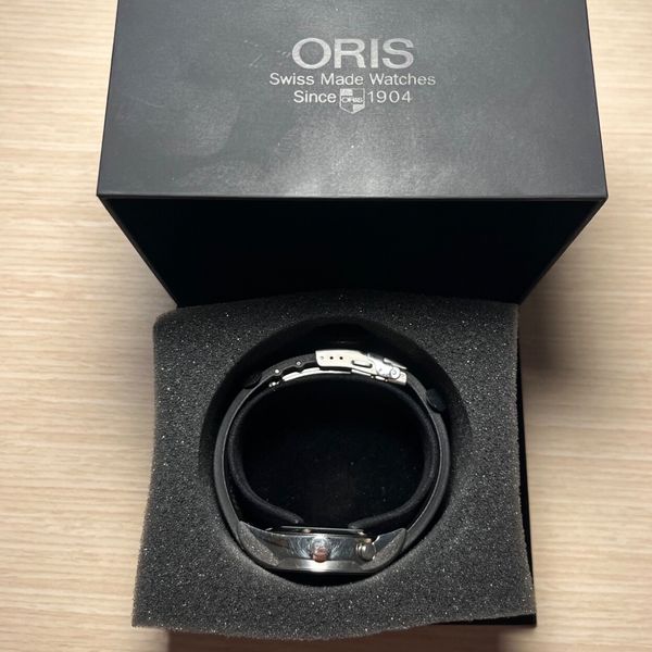 [Beautiful Condition] ORIS Worldtimer 7513 Black Dial Date Automatic ...