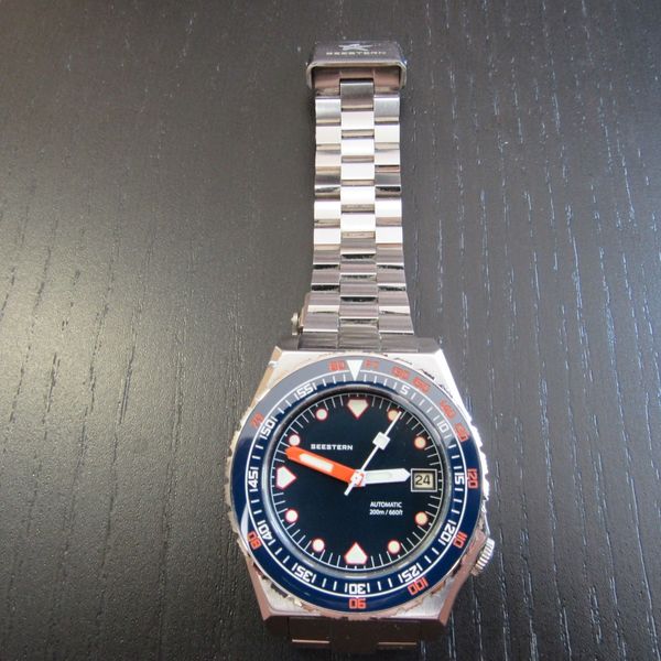 SEESTERN S407 V3 SUB600T Automatic Diver Sapphire Seiko NH35 40mm Blu ...