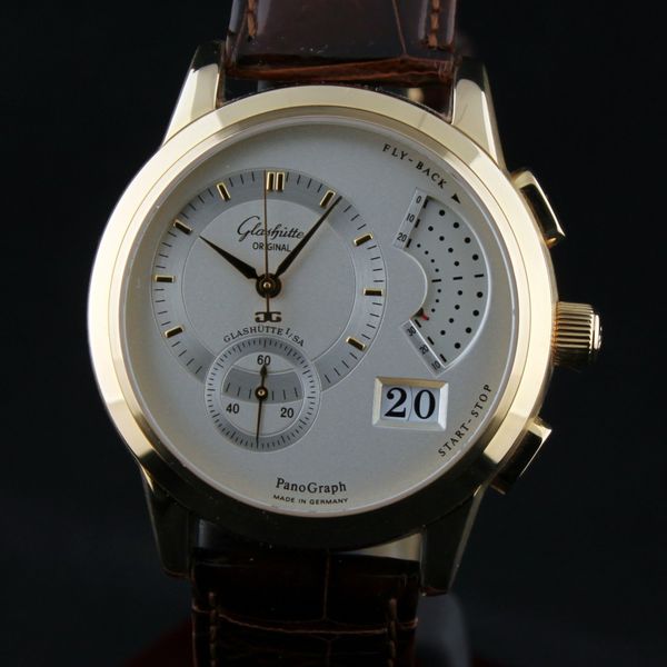 FS: MINT Glashutte Original 18k Rose Gold PanoGraph FLYBACK ~ 100% ...