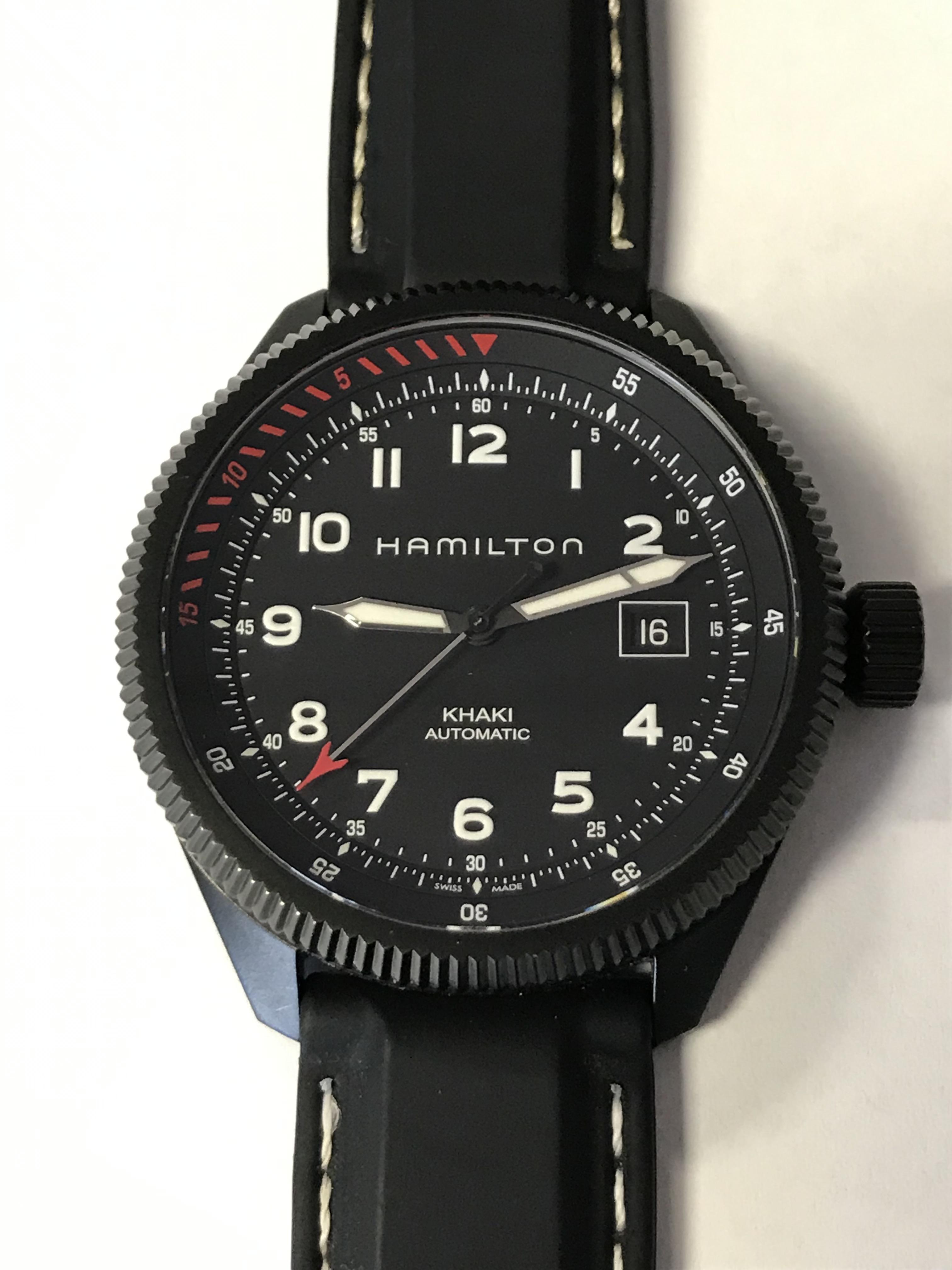 [WTS] Hamilton Khaki Takeoff Air Zermatt Automatic H76695733 | WatchCharts