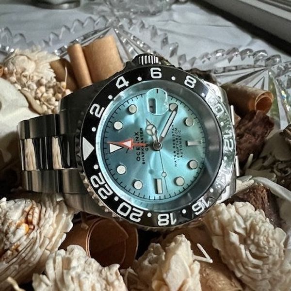 Ocean X Sharkmaster GMT (With Brilliant Blue Dial) | WatchCharts ...
