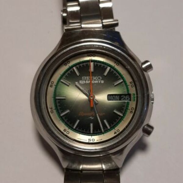 VINTAGE SEIKO FLYBACK CHRONOGRAPH 5 SPORTS , AUTOMATIC , 7015-8000 ...