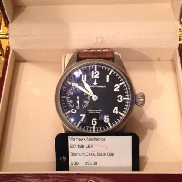 FS- Chase Durer Warhawk mechanical pilots watch | WatchCharts Marketplace