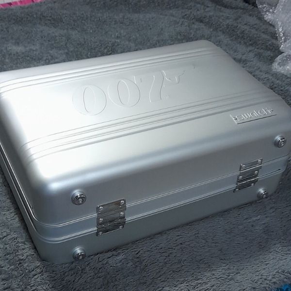 Swatch James Bond 007 aluminium briefcase only been out of box to take ...