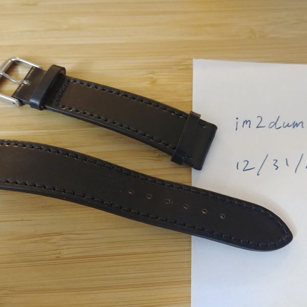 [WTS] nomos shell cordovan strap | WatchCharts Marketplace