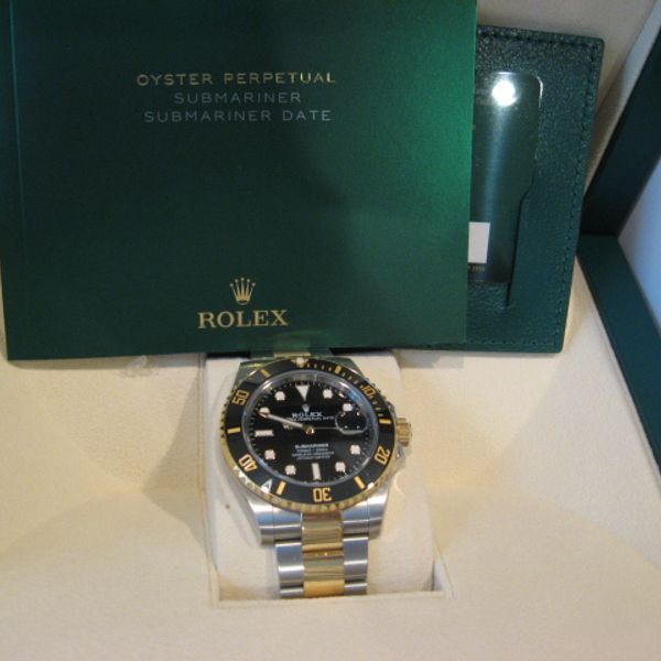 FS: ROLEX 18K gold/Stainless Steel BLACK DIAL SUBMARINER 126613 ...