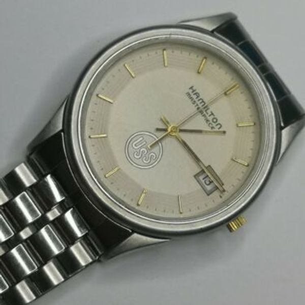 Hamilton Masterpiece Vintage Quartz Gent Watch USS 1953 spare repair ...