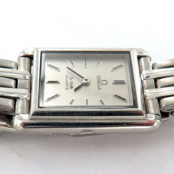 1980 OMEGA DE VILLE QUARTZ CAL. 1350 REF. 5910029 PUSH BUTTON LADIES ...