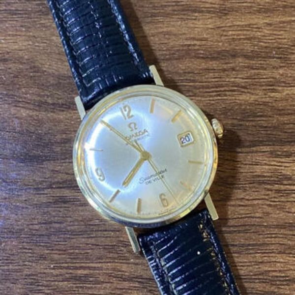 Omega Vintage Gold Filled Seamaster Deville With Date, Good Condition ...
