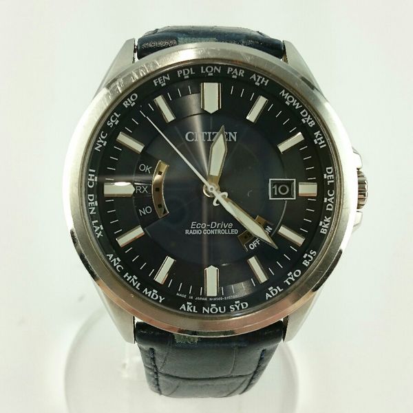 [Used] CITIZEN Eco-Drive / Solar Watch / Analog / Leather / NVY / NVY / H145-S073545 / Used ...