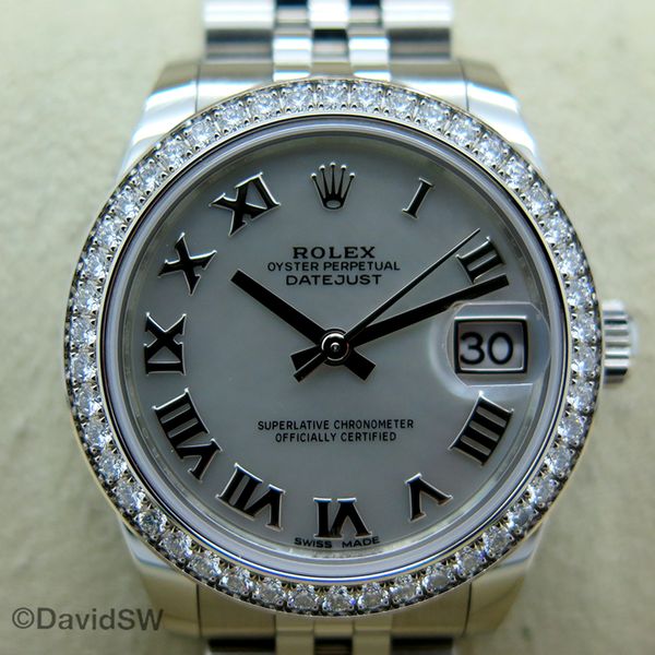 FS: Rolex 178384 DATEJUST 18K/SS-IMOTHER OF PEARL ROMAN DIAL-JUBILEE ...