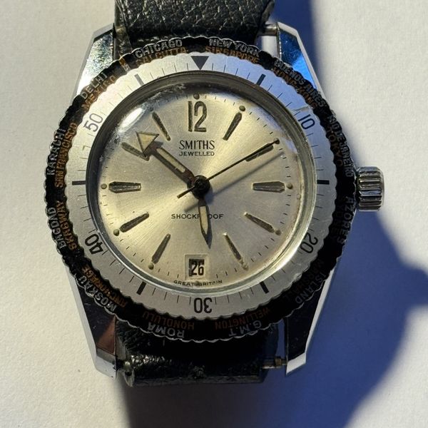Rare 1960â s Smiths World Time Cal 512 watch | WatchCharts Marketplace