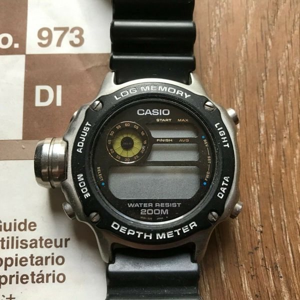 Vintage Casio divers watch Module 973 DI | WatchCharts Marketplace