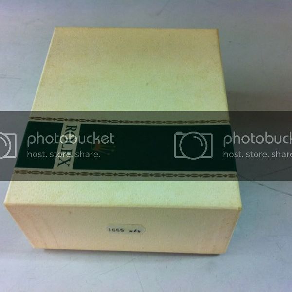 Rolex vintage box set correct for 1665 | WatchCharts