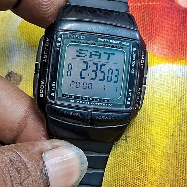 Casio DB-36 Telememo Data Bank Module 2515 Chronograph Men's watch | WatchCharts Marketplace