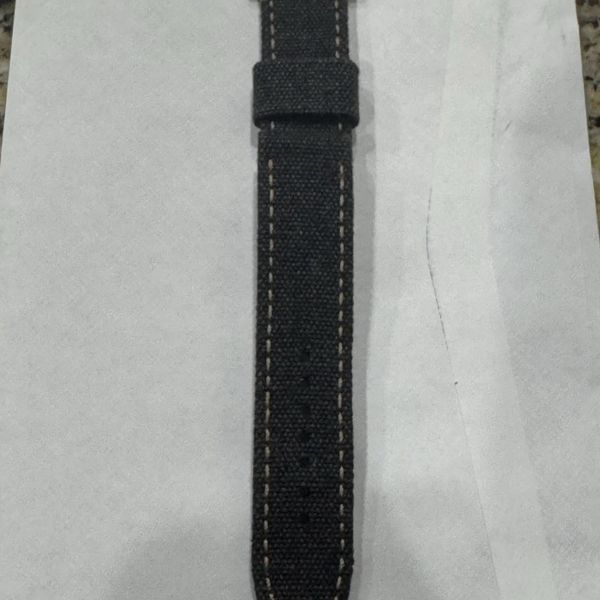 [WTS] Red Rock 23MM Stone Washed Black Cotton/poly Strap W/ After ...