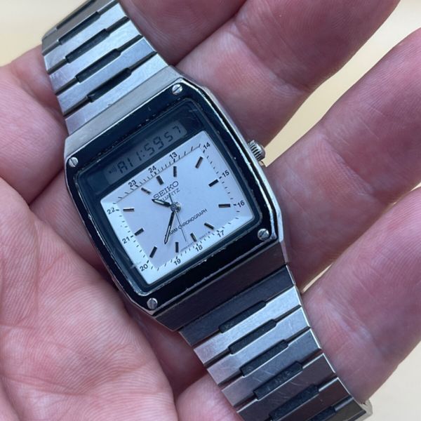Seiko H357-5040 "For Your Eyes Only" James Bond Alarm Chrono Watch June ...