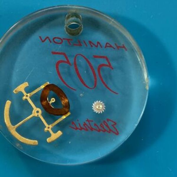 Hamilton 505 Electric Watch Parts Keychain ca. 1950s | WatchCharts