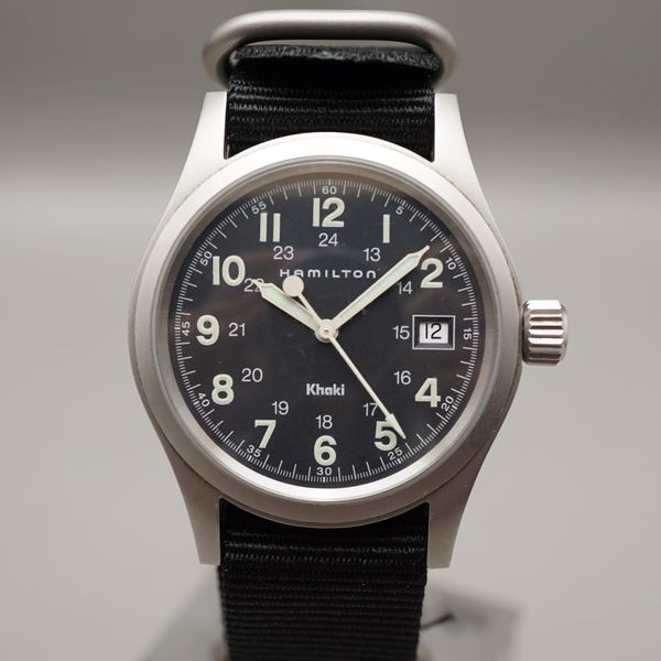 [WTS] Hamilton Khaki Field 6361 Black Dial 38mm Quartz Watch - $195 ...