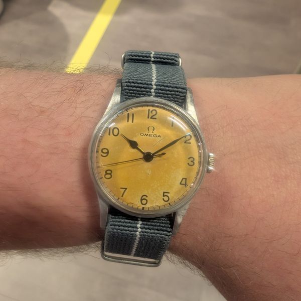OMEGA SPITFIRE MILITARY ISSUED (RAF or RNAS) PILOTS WRISTWATCH (WW2 ...