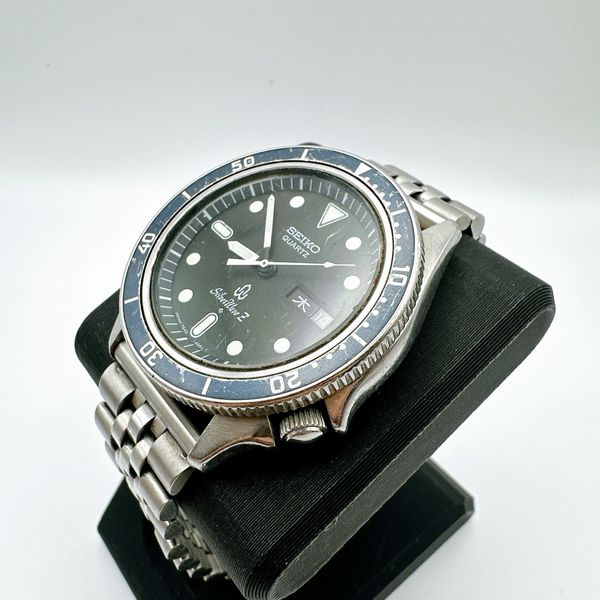 seiko watch mens SEIKO Silver Wave Z Vintage Japan made daydate 7546 ...