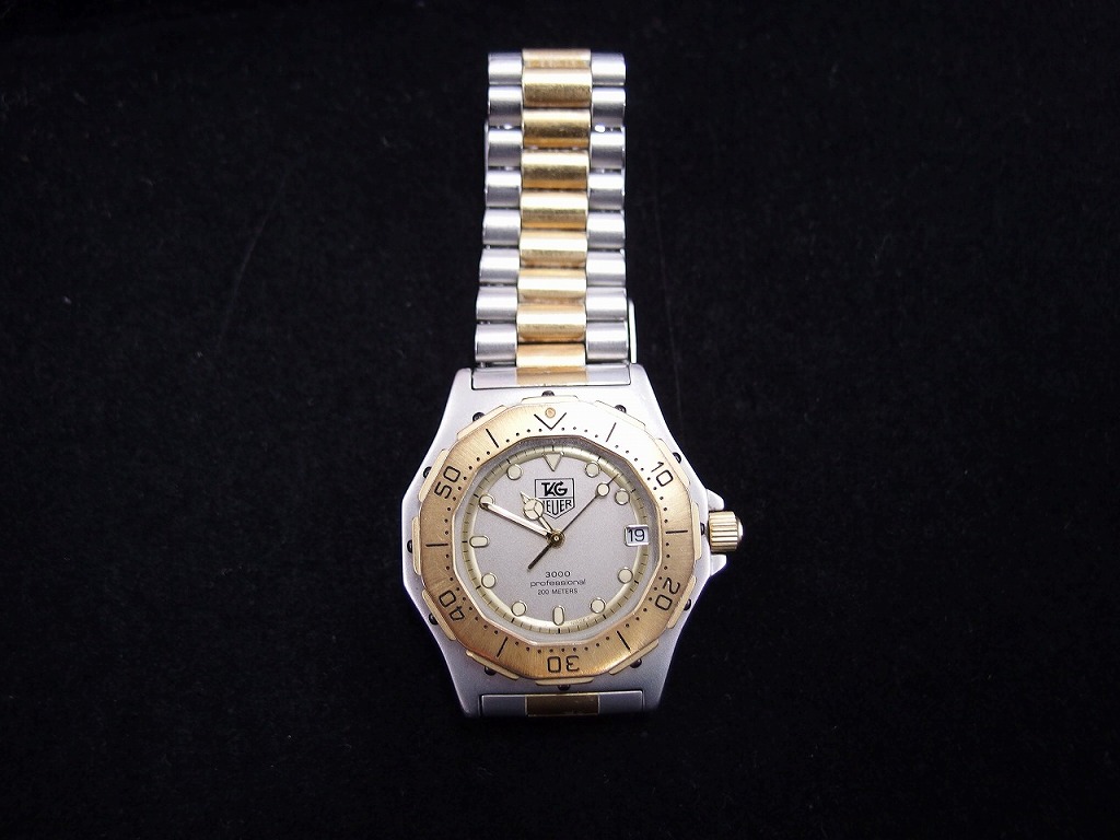 TAG HEUER 3000 professional 200 METERS Silver, Gold [Used] | WatchCharts