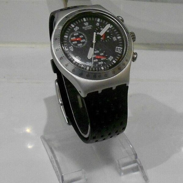 Swatch Aluminium Irony Chronograph Wildly Watch Ycs4024 mens quarts ...