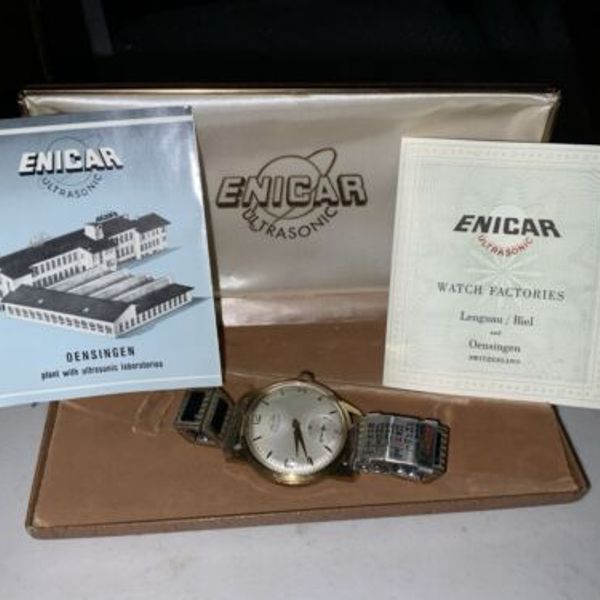 Vintage Enicar Ultrasonic 17 Jewels Watch | WatchCharts Marketplace