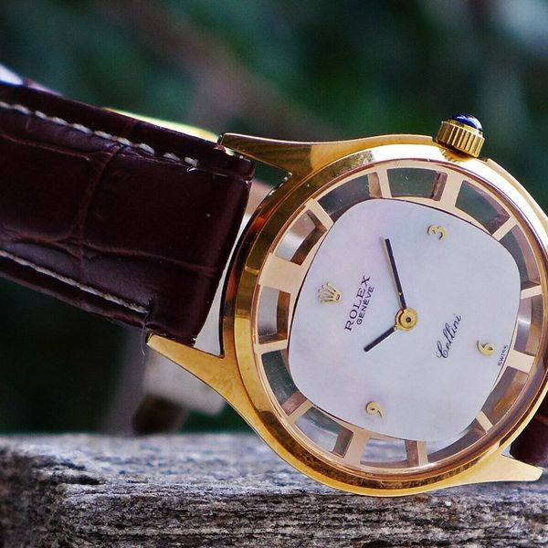 ROLEX CELLINI CAL. 1401 MOVEMENT MIDSIZE MEN’S WATCH RECASED NOS ...