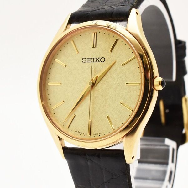 [Excellent 5] SEIKO Dolce 8J41-0AJ0 Gold Vintage Quartz Menâ s Watch From JAPAN | WatchCharts ...