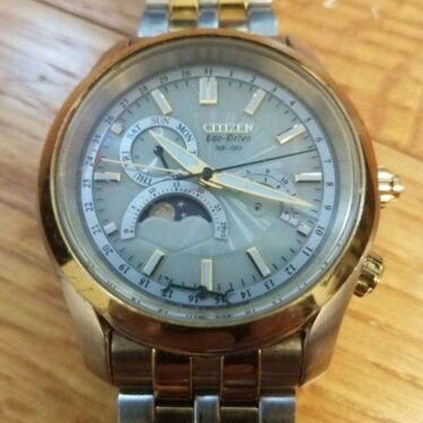 Citizen Eco Drive 8651-S0251 Moon Phase Blue Dial Mens Watch | WatchCharts
