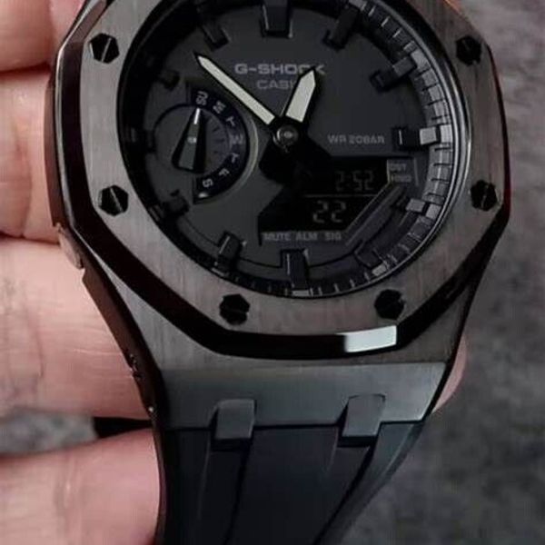 Custom Casio G-Shock GA-2100, CasiOak, - Black Edition V2 - Brand new ...