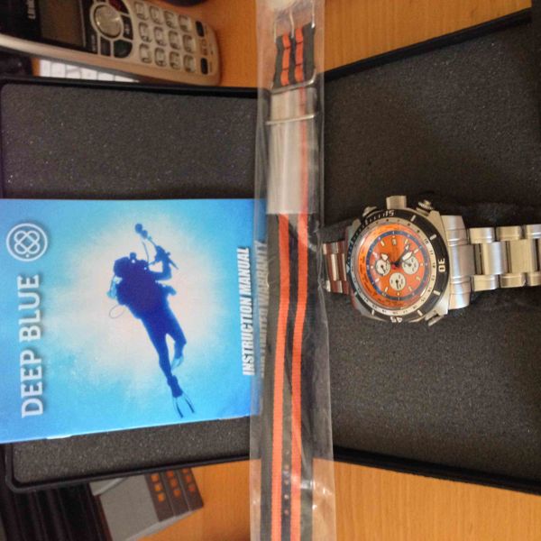 Deep Blue WORLD DIVER GMT 500 | WatchCharts Marketplace