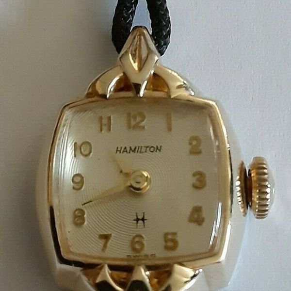 Vintage Ladies Hamilton,10KRGP Bezel, 17 Jewel ,Cal. 603,Swiss made ...