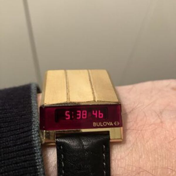 Bulova Computron LED vintage watch from 1977 | WatchCharts Marketplace