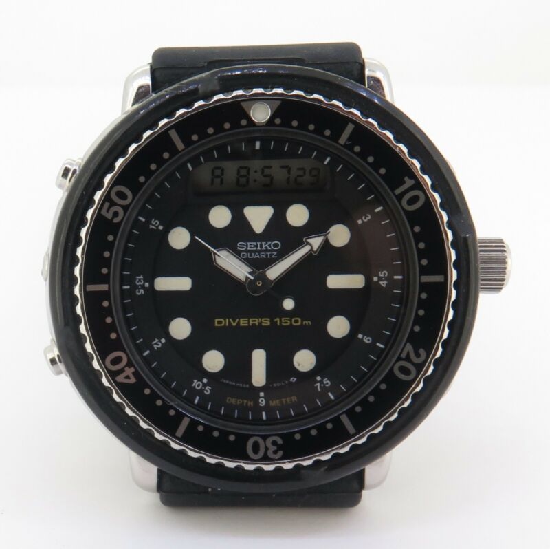 .Vintage Seiko H558 5000 "Arnie” 150m Dive Duo Watch - Made In Japan ...