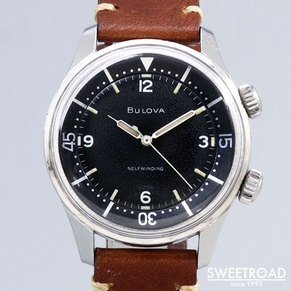 [BULOVA] Original black dial / Flying Arabic index / Super compressor ...