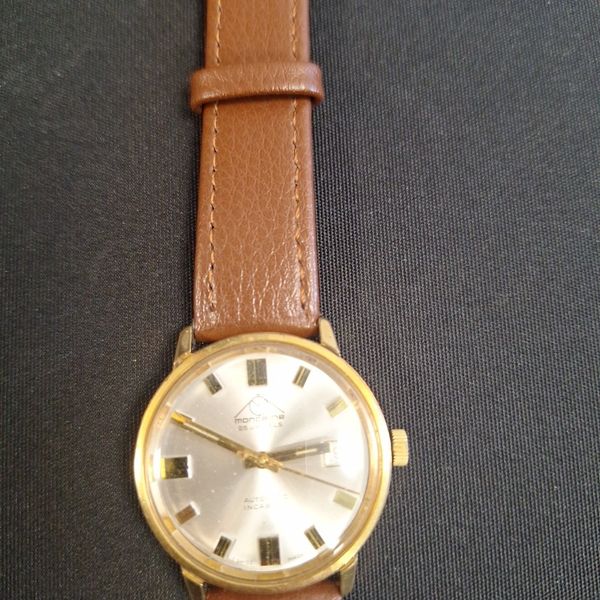 Vintage rare Mondaine AUTOMATIC ETA 2783 , Quick set Date 25 Jewels ...