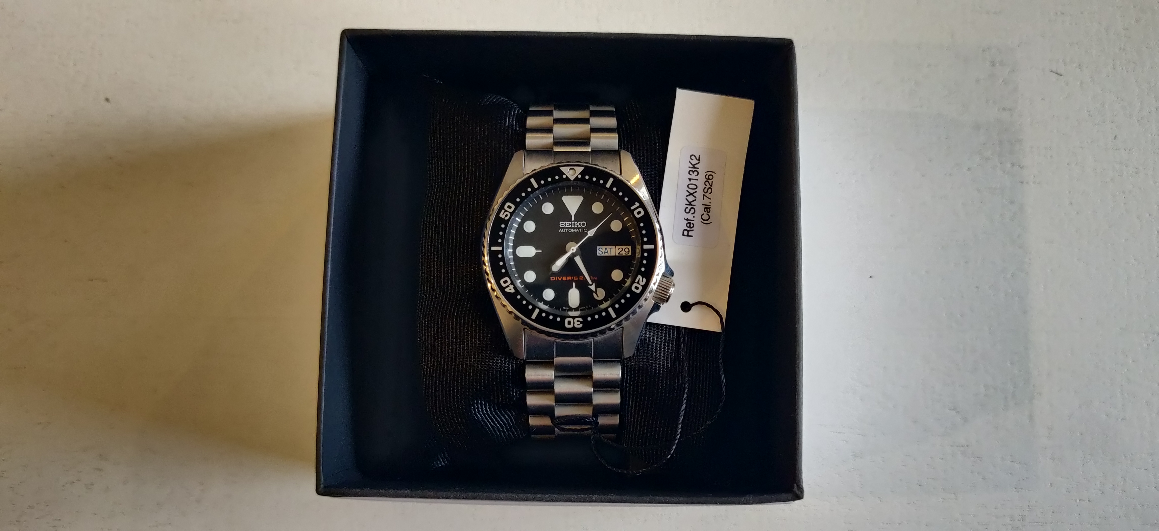[WTS] Seiko SKX013 on Uncle Seiko Bracelet + Full Kit | WatchCharts