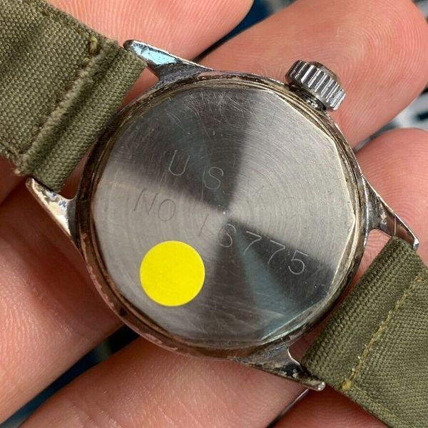 1945 Elgin Grade 532 USMC WWII US Military Manual Wind Wristwatch ...