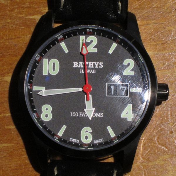 Bathys Black Quartz 100 Fathoms | WatchCharts Marketplace
