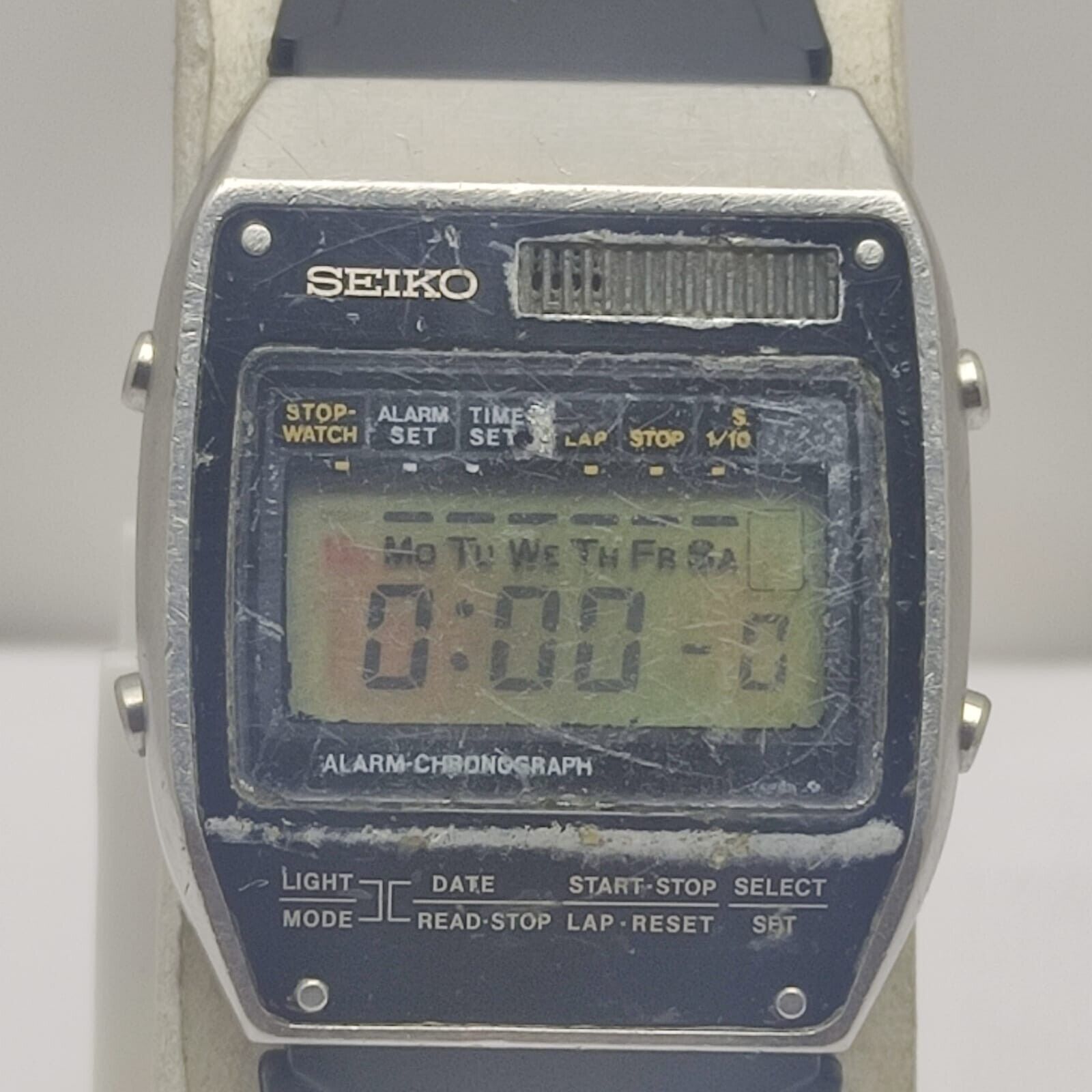 Seiko Quartz A158-503A Lcd Digital Alarm Vintage Men's Watch Seiko Quartz A158-503A Lcd Digital Alarm Vintage Men's Watch