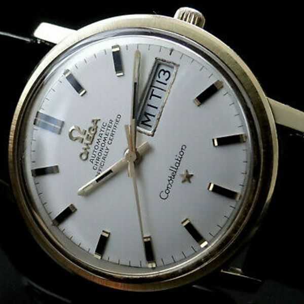 OMEGA 751 CONSTELLATION CHRONOMETER DAY DATE Automatic Herren Uhr in St ...